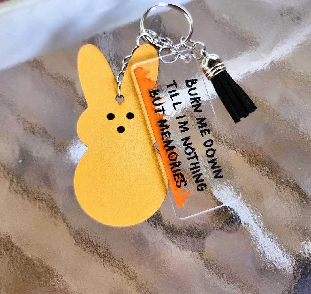 Lil Peep Keychain: "awful Things" Lyrics, Acrylic Charm - Etsy
