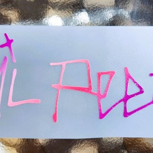 Lil Peep Autograph Car Decal: Waterproof Vinyl Sticker - Etsy