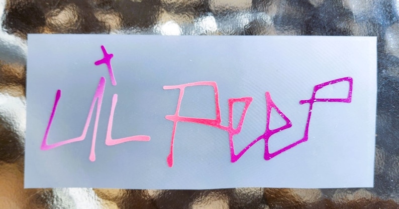 Lil Peep Autograph Car Decal: Waterproof Vinyl Sticker - Etsy