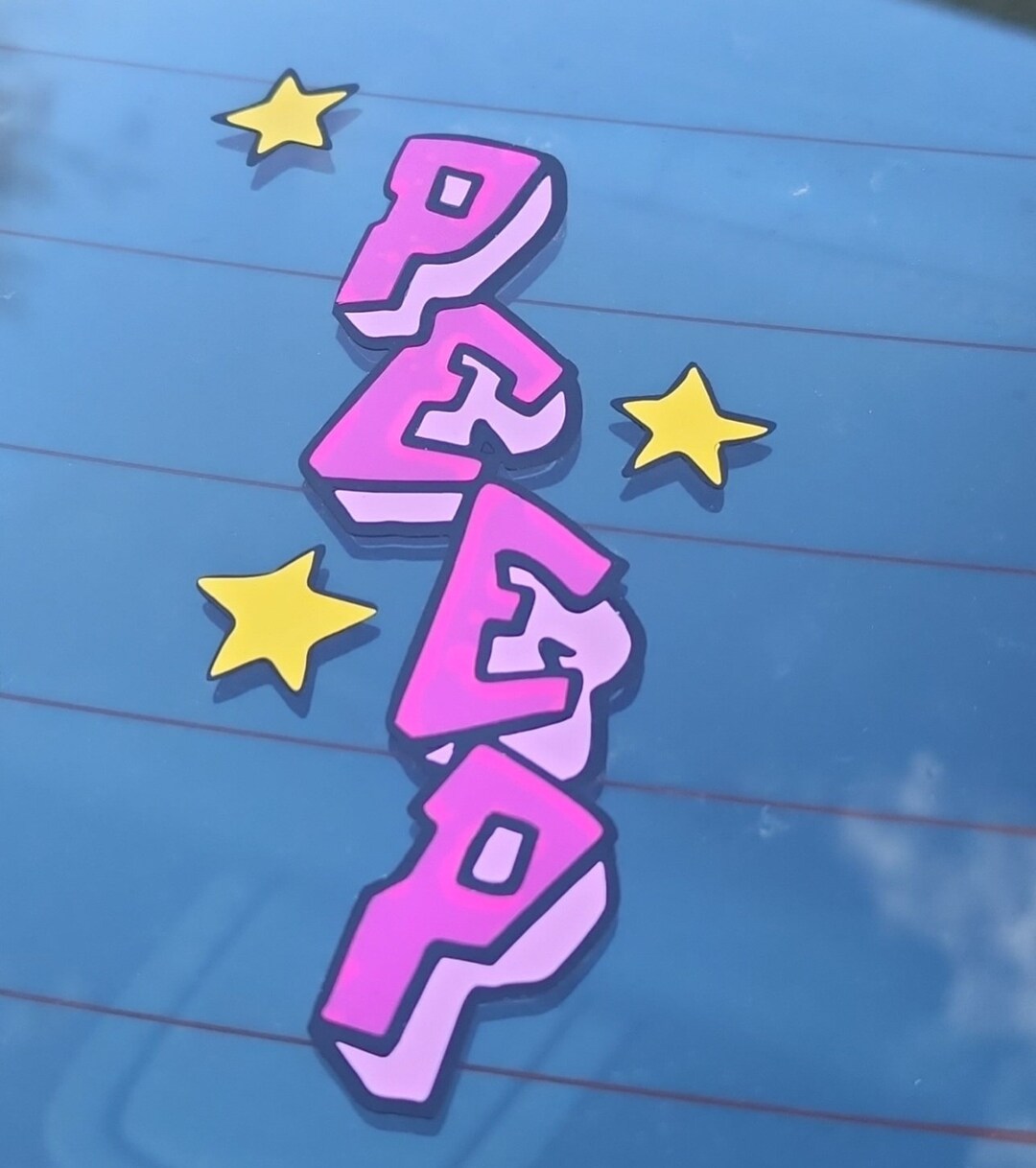 Lil Peep Car Decal - Lil Peep Stickers - Lil Peep Windshield Sticker ...