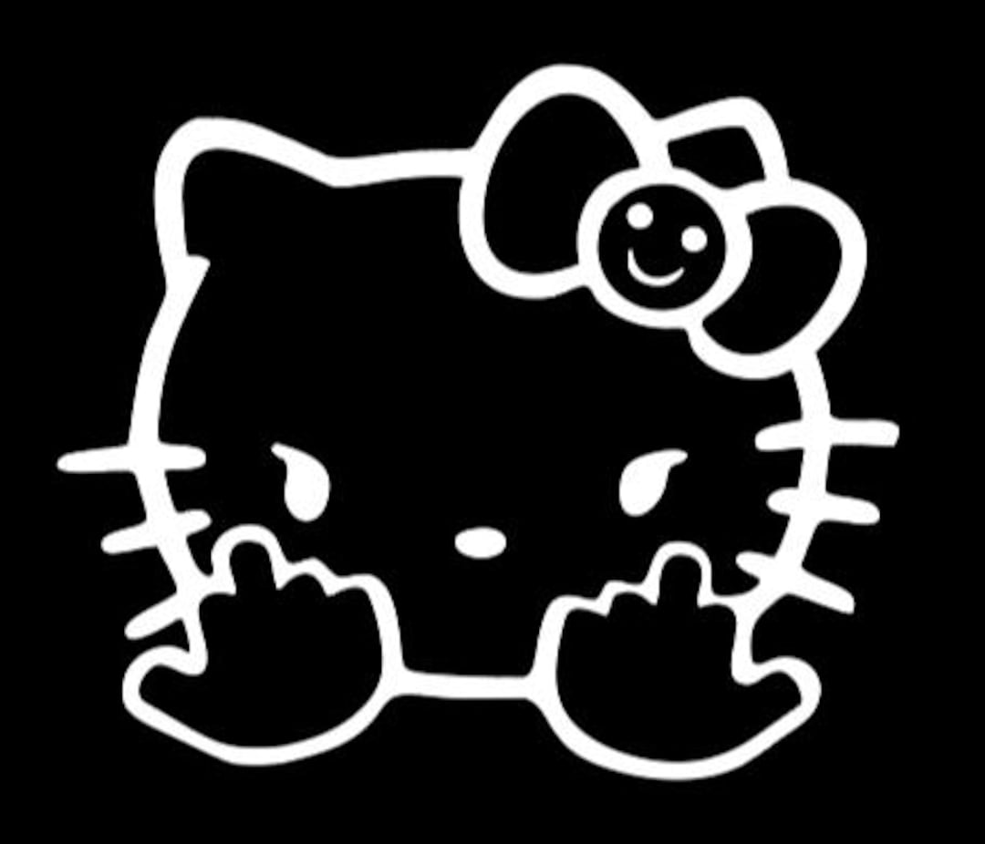 Hello Kitty Car Decal - Hello Kitty Car - Hello Kitty Car Accessories ...