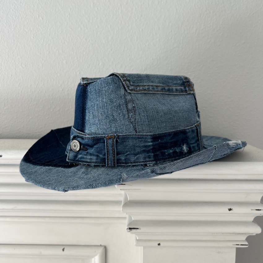 Denim Jean Cowboy Hat, Justin Timberlake Inspired - Etsy