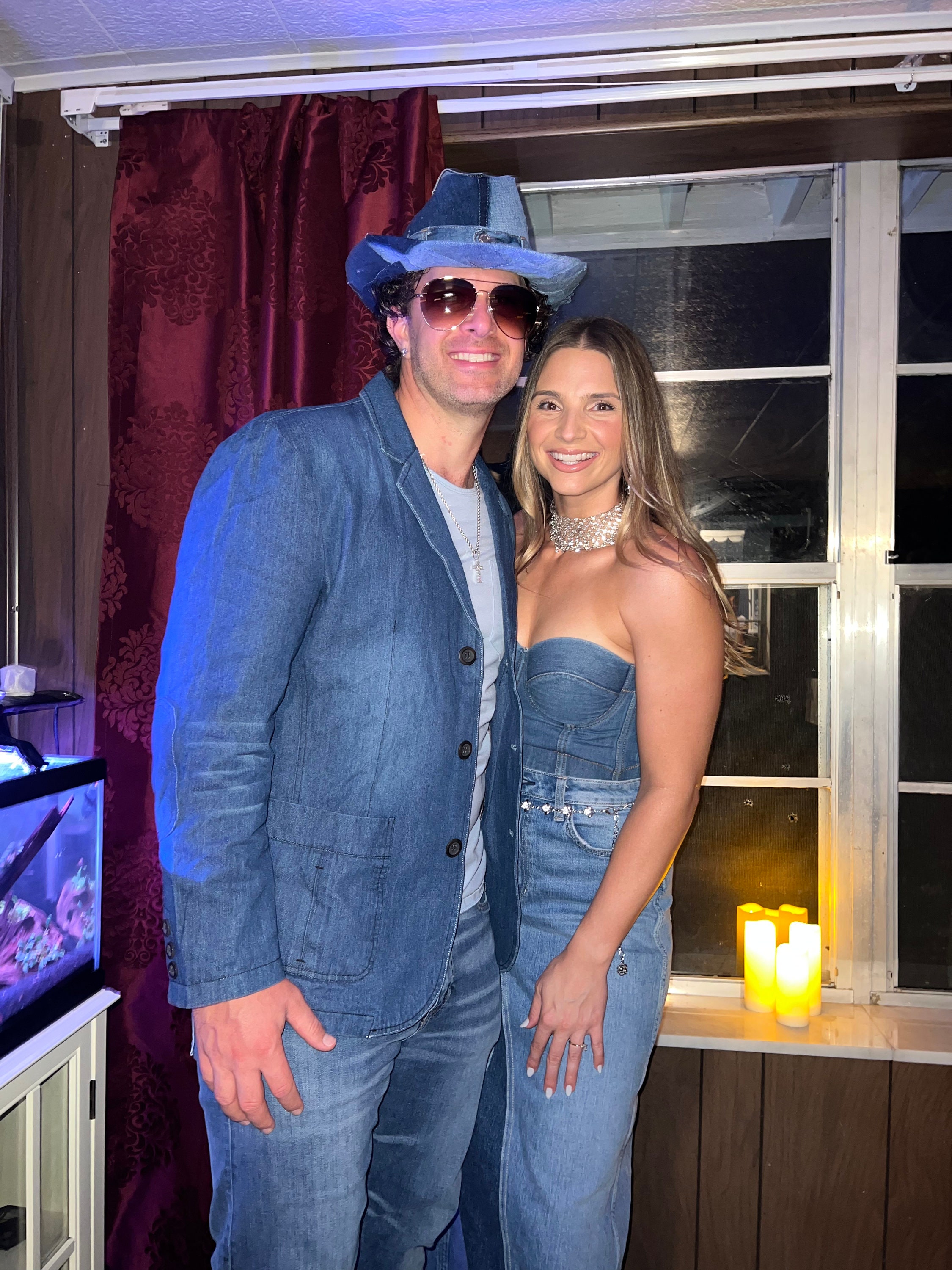 Denim Jean Cowboy Hat, Justin Timberlake Inspired - Etsy