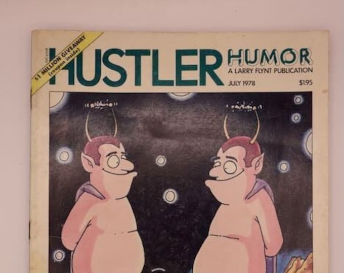Hustler Humor Adult Magazine; July 1978 - Etsy