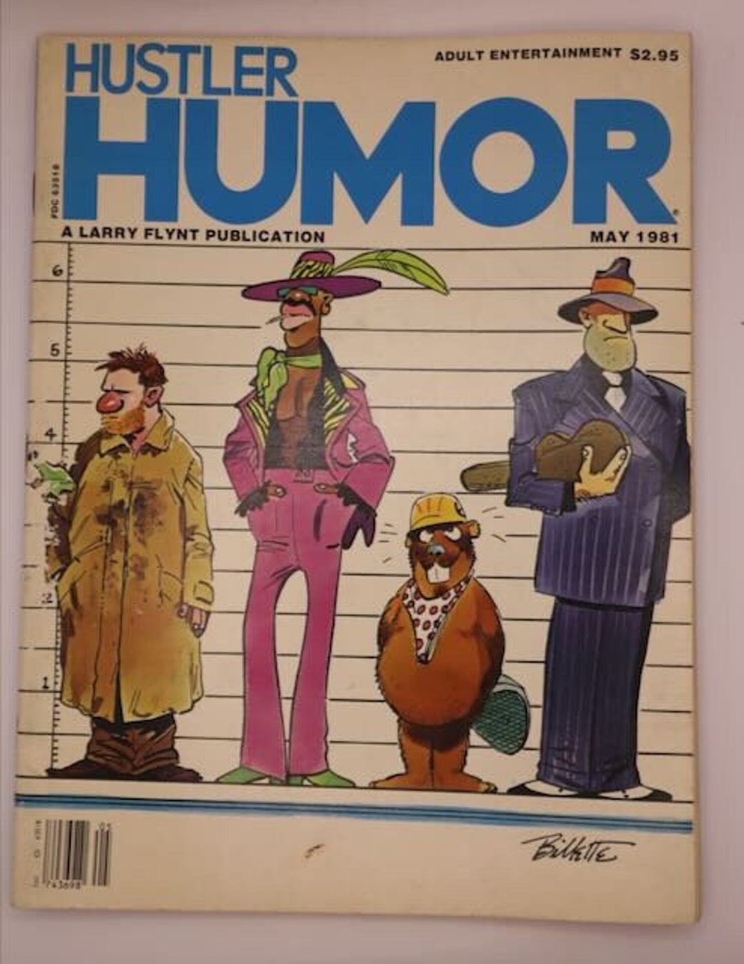 Hustler Humor Adult Magazine; May 1981 - Etsy