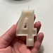 Custom Birthday Number Candles | Cake Topper - Etsy