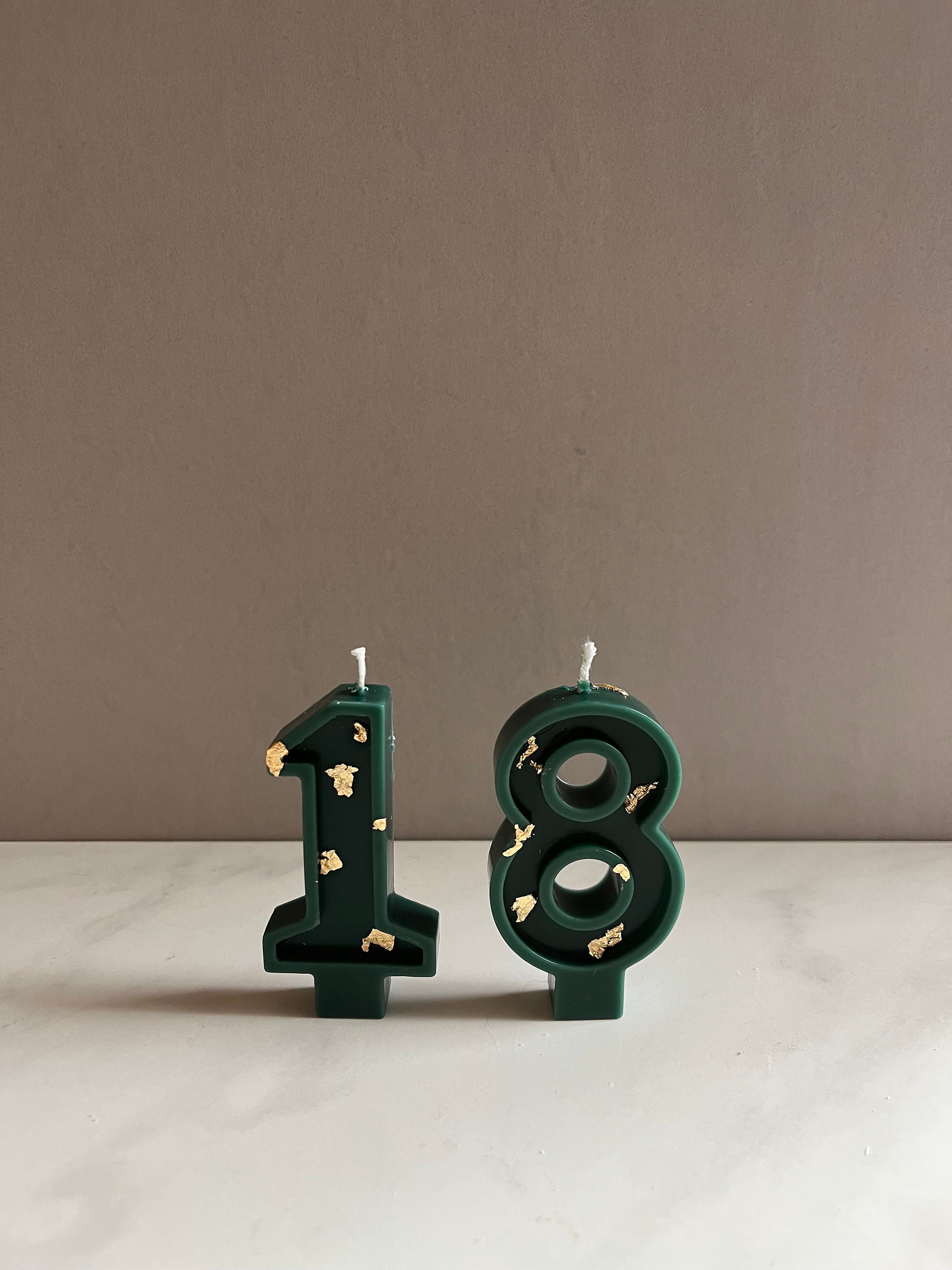 Custom Birthday Number Candles Cake Topper - Etsy
