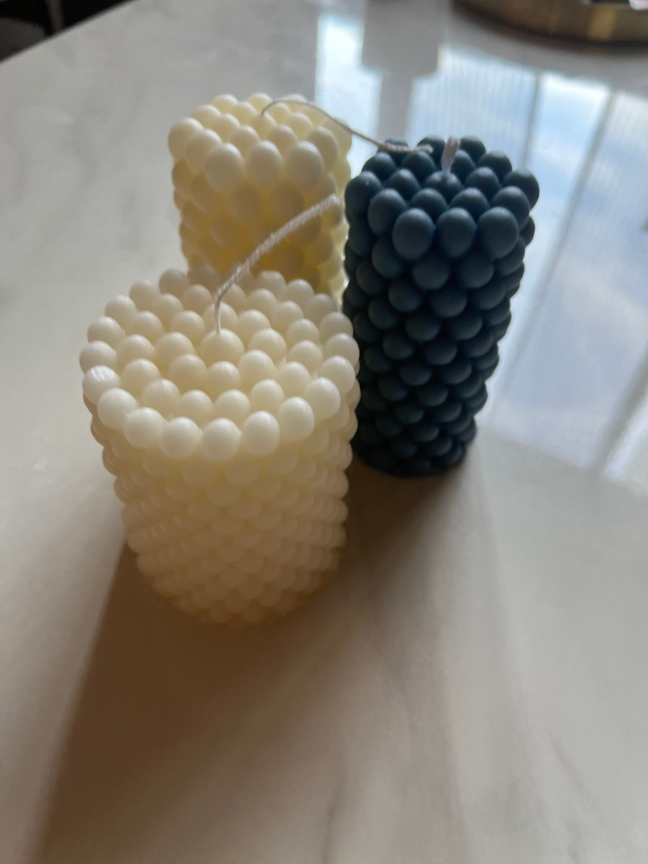 Rounded Column Bubble Candle - Etsy