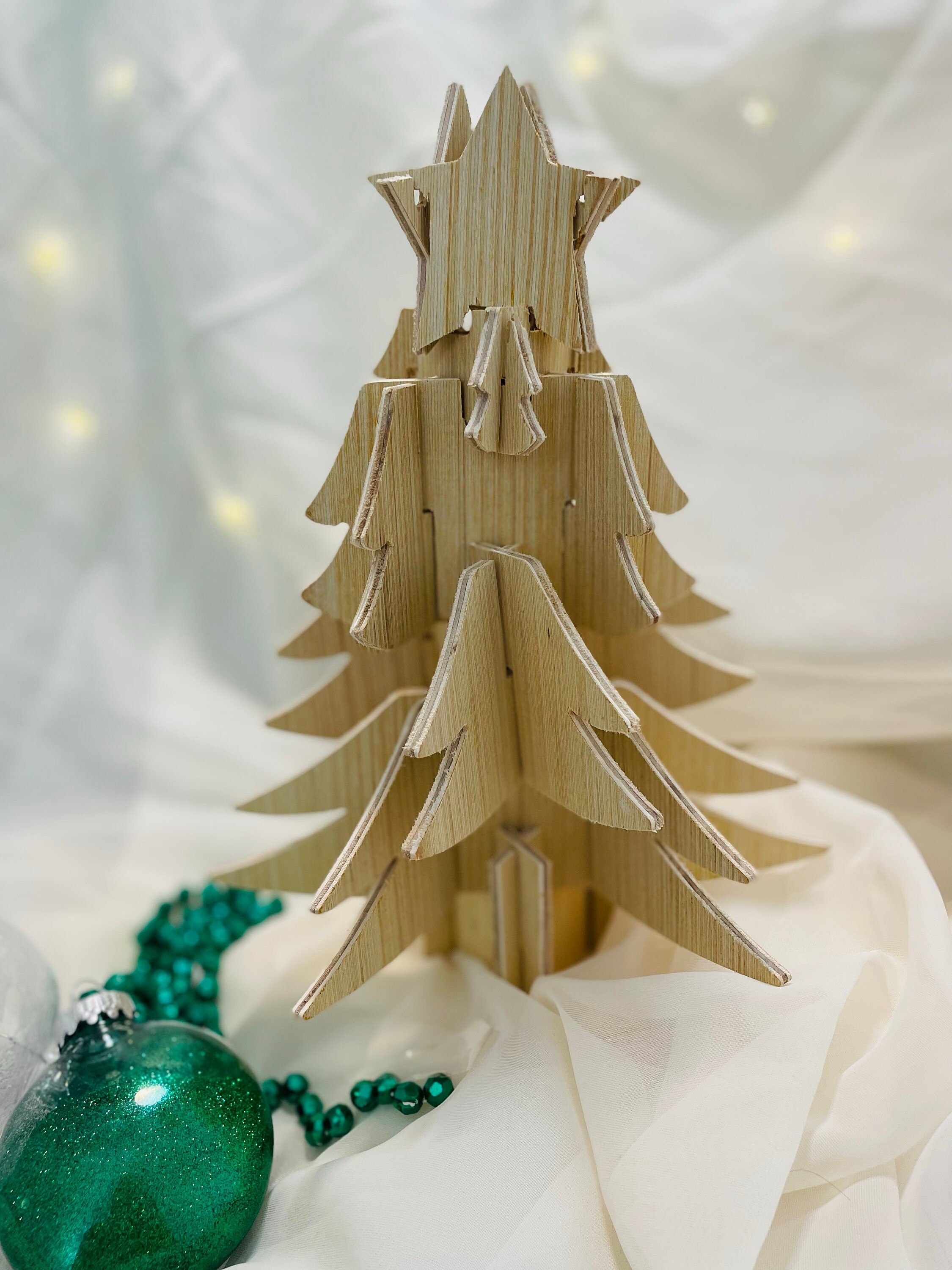 The Logan Tree: 3-dimensional Tabletop Christmas Tree Puzzle/home Decor ...