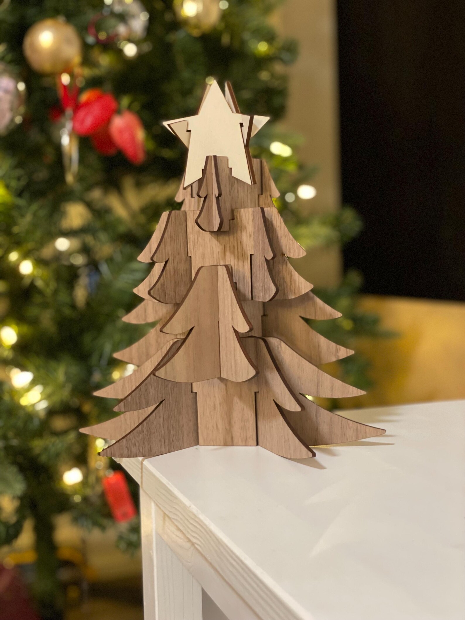 The Logan Tree: 3-dimensional Tabletop Christmas Tree Puzzle/home Decor ...