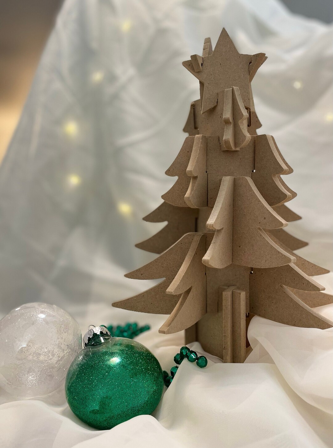 The Logan Tree: 3-dimensional Tabletop Christmas Tree Puzzle/home Decor ...