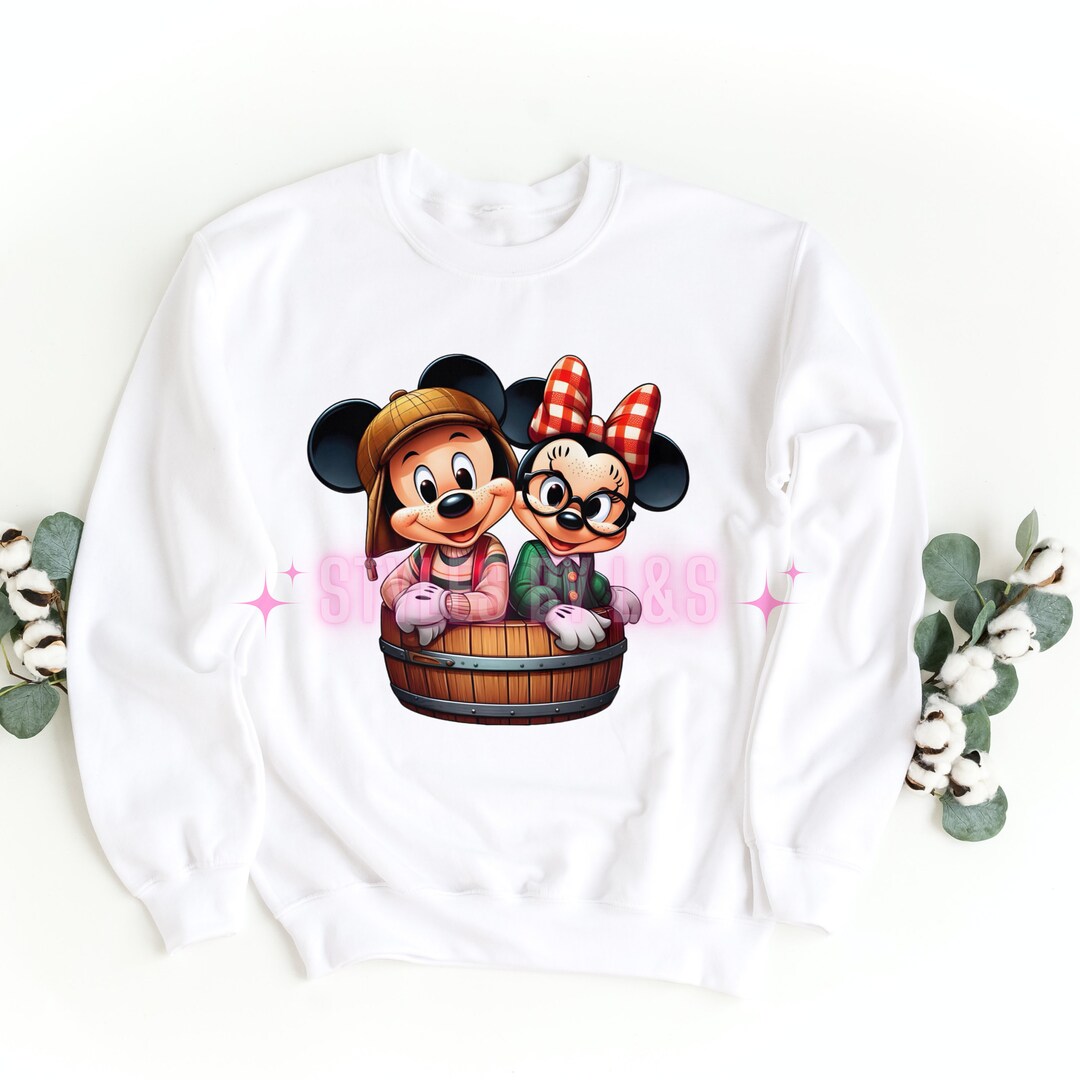 M&M Chavo Barril Crewneck White , Mouse, Chilindrina Y Chavo, Gifts ...