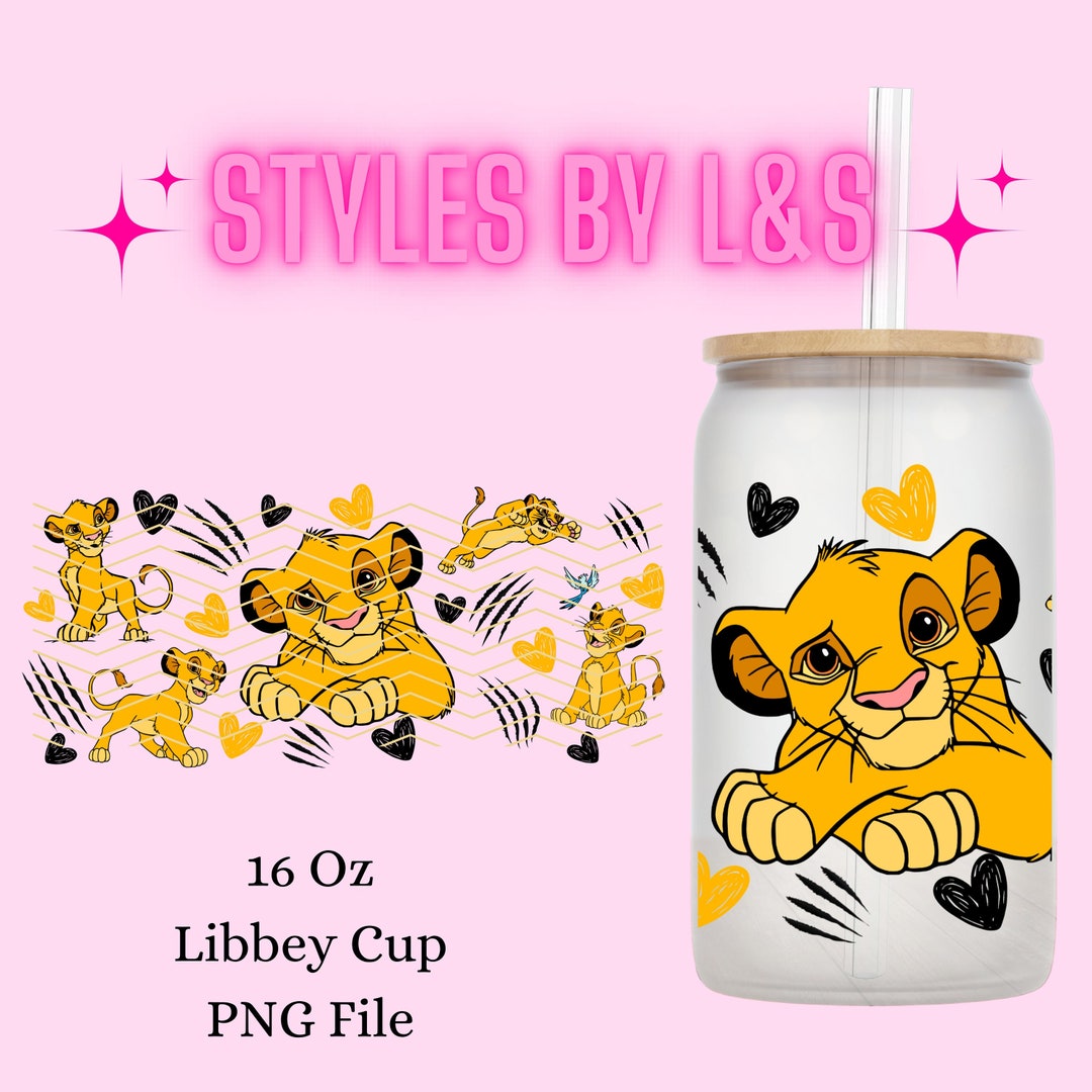 Lion PNG, 16 Oz Png Sublimation Wrap, Digital Download, Ready to Print ...