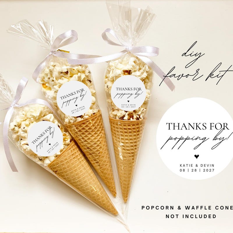Popcorn Cones - Etsy