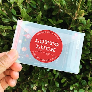 20 A Whole Lotto Luck Lottery Ticket Favor Bag || Personalized Wedding ...