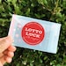 20 A Whole Lotto Luck Lottery Ticket Favor Bag Personalized Wedding ...