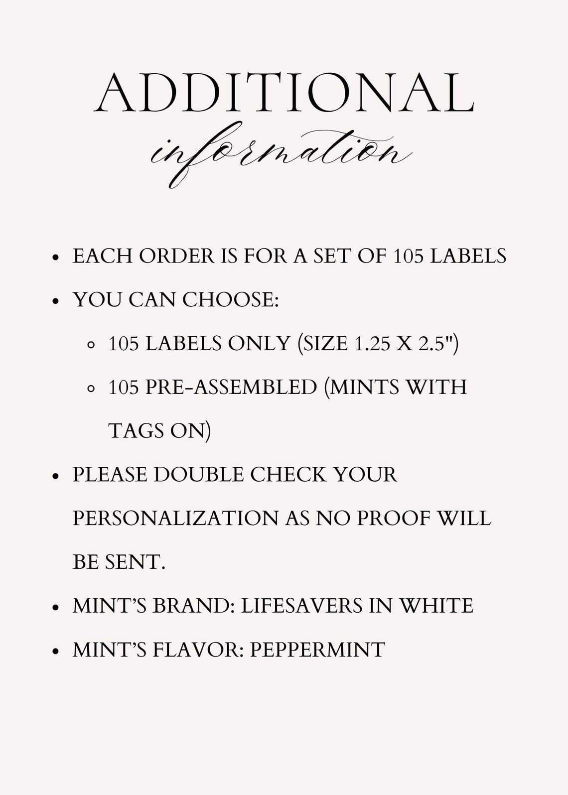 105 Personalized Mint to Be Wedding Favors | Bulk Personalized Party ...