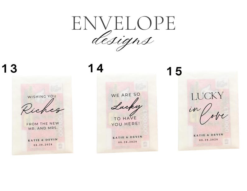 20 Gold Foil We Hope You Get Lucky Tonight Lottery Ticket Favor Bag ...