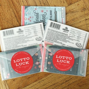 20 A Whole Lotto Luck Lottery Ticket Favor Bag || Personalized Wedding ...