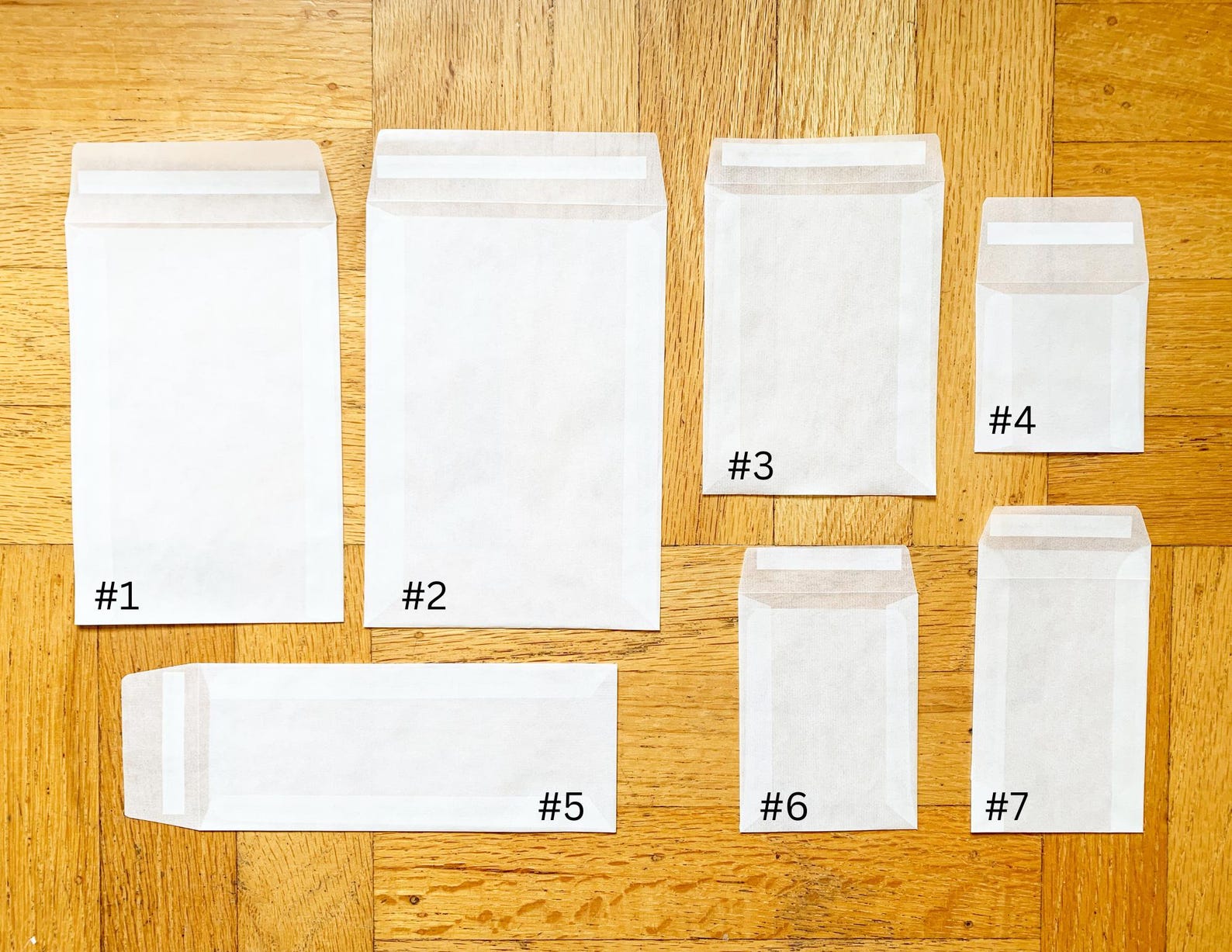 Peel and Self-sealed Biodegradable Glassine Paper Bags for Lottery ...