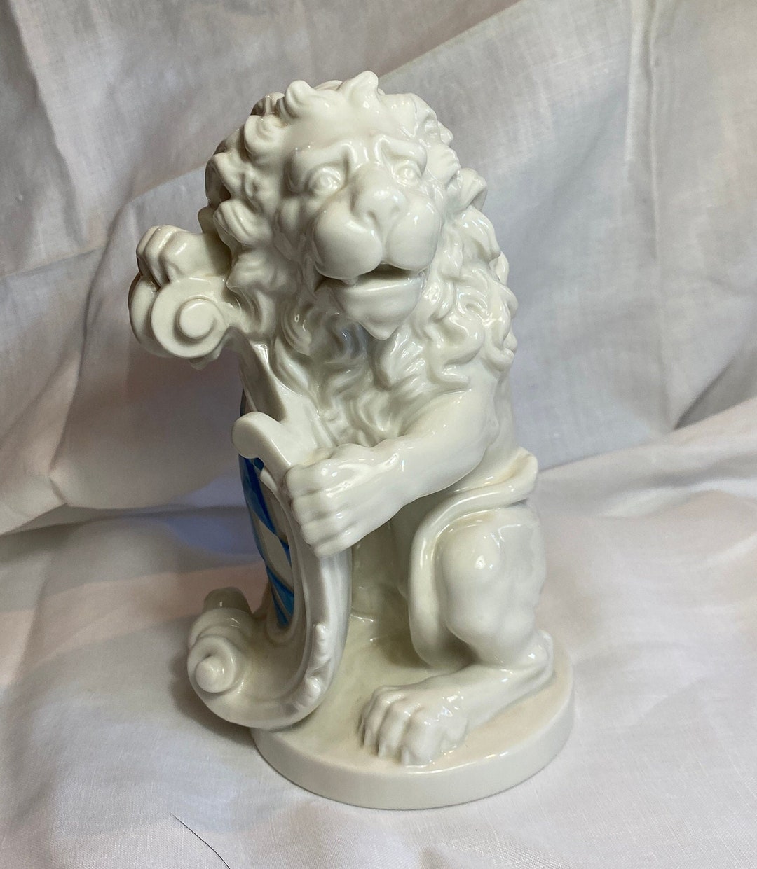 Nymphenburg Bavarian Lion Sculpture - Etsy