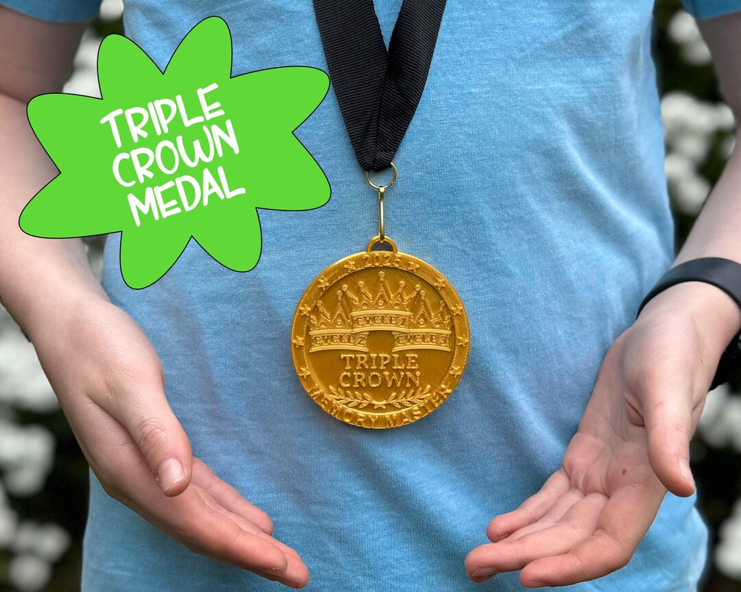 CC Triple Crown Memory Master Medal - Etsy