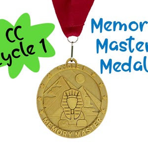 Memory Master Medals, All Cycles Available! - Etsy