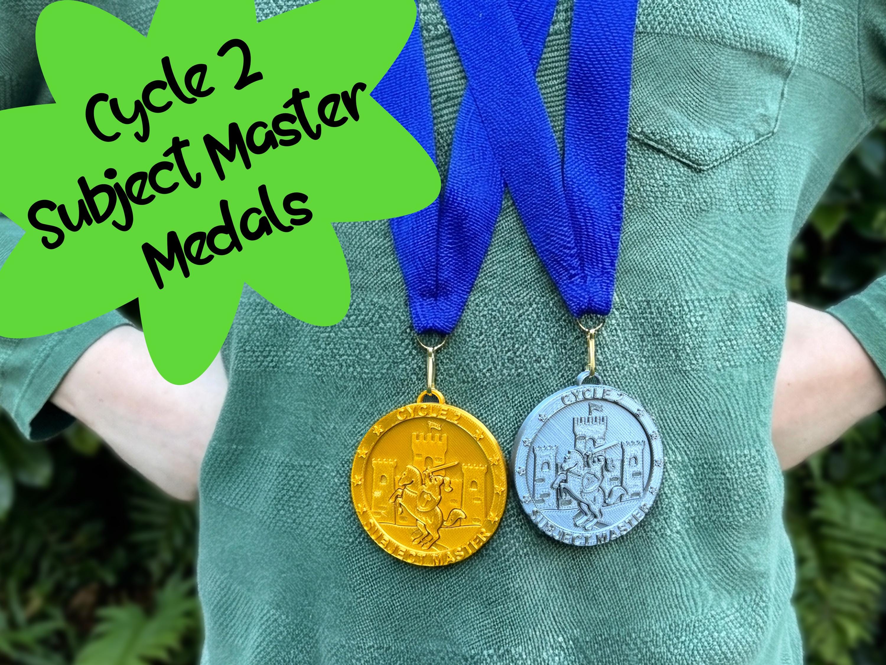 CC Subject Master Medals: Cycle 2 - Etsy