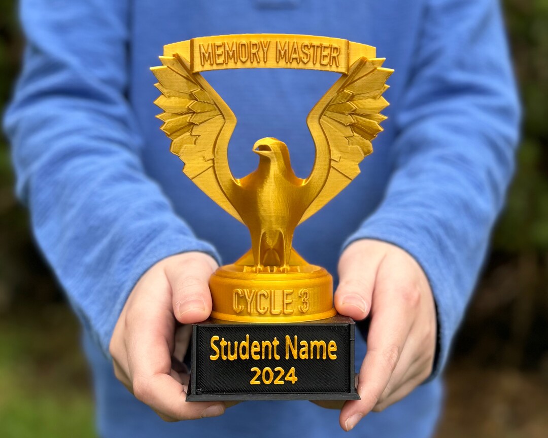 CC Memory Master Trophy: Cycle 1, Cycle 3, & Triple Crown - Etsy