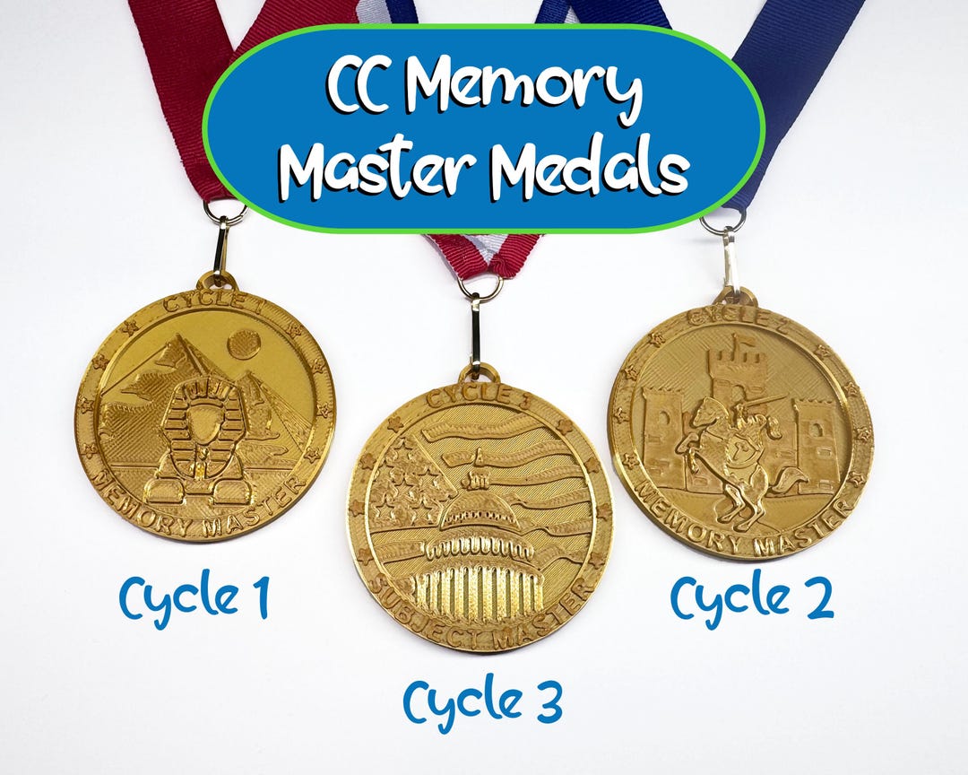 Memory Master Medals, All Cycles Available! - Etsy