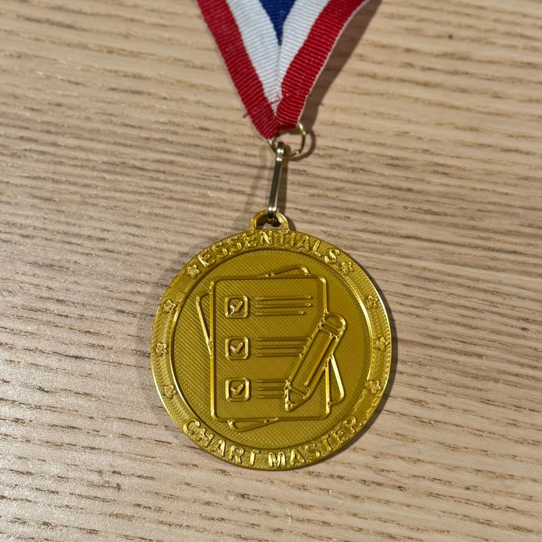 CC Essentials Chart Master Medal - Etsy