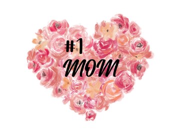 Number 1 Mom Mothers Day Svg Mom Quotes Mommy Quotes No. 1 - Etsy