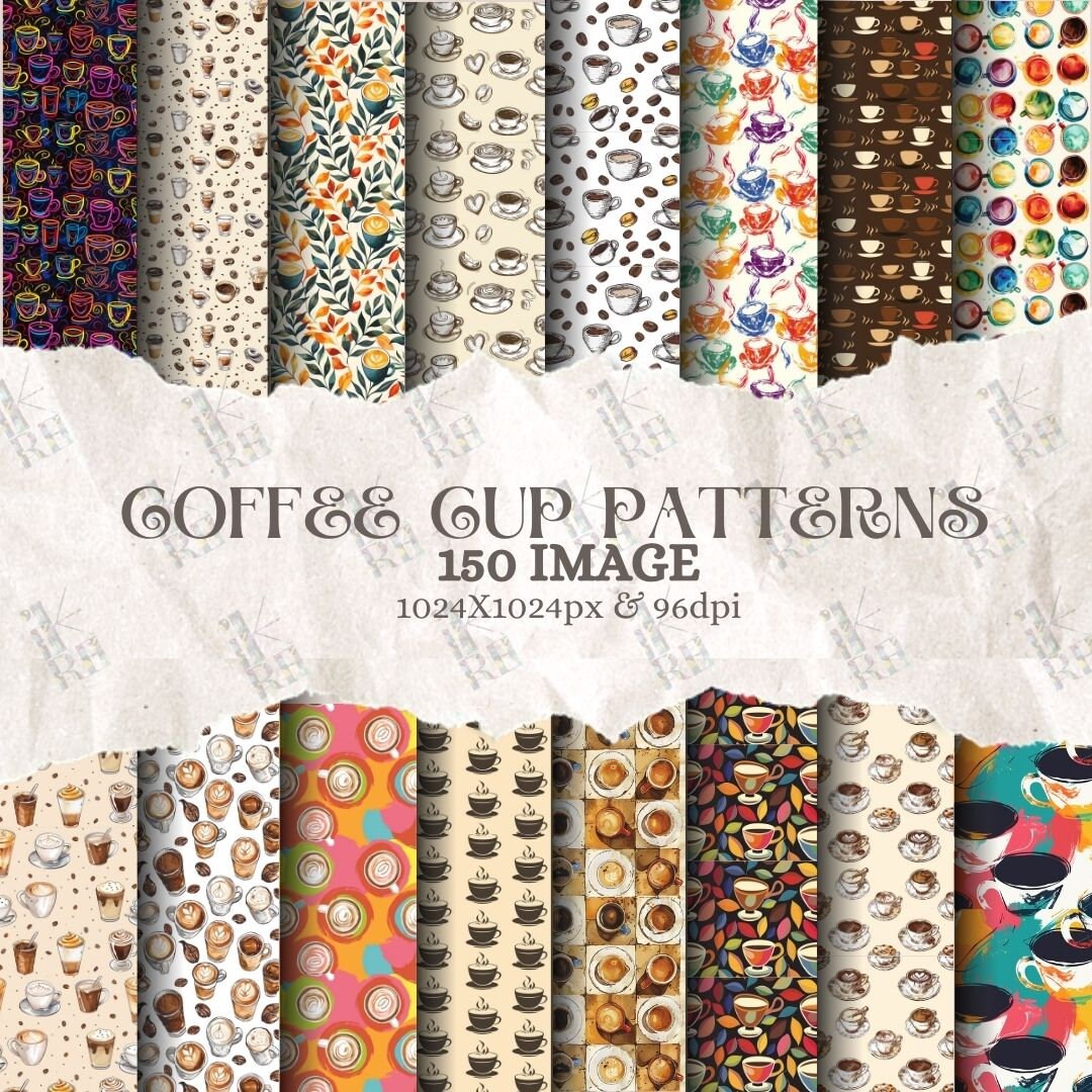 150 + Premium Coffee Patterns: Barista-quality Designs for Home Décor ...