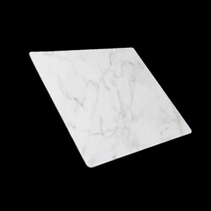 White Marble Mouse Pad, Cute Office Decor, Stylish Mouse Pad, Sleek and ...