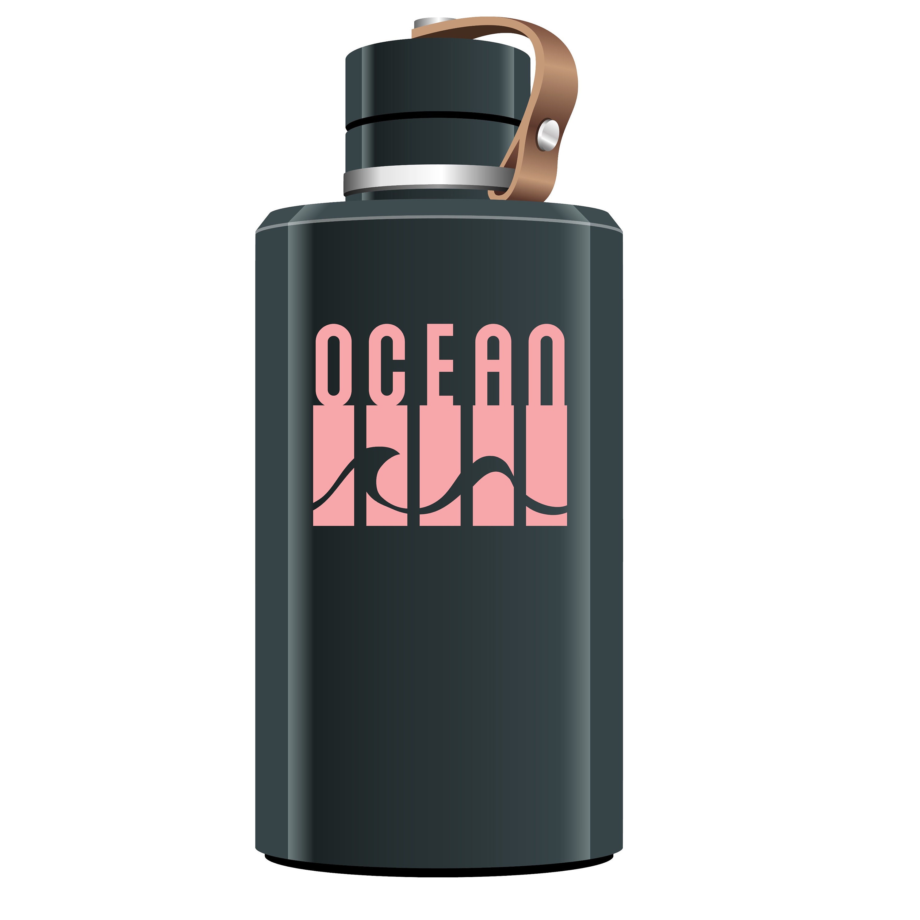 Ocean Waves Block Letter SVG PNG JPG Cut Files Beach Life Silhouette ...