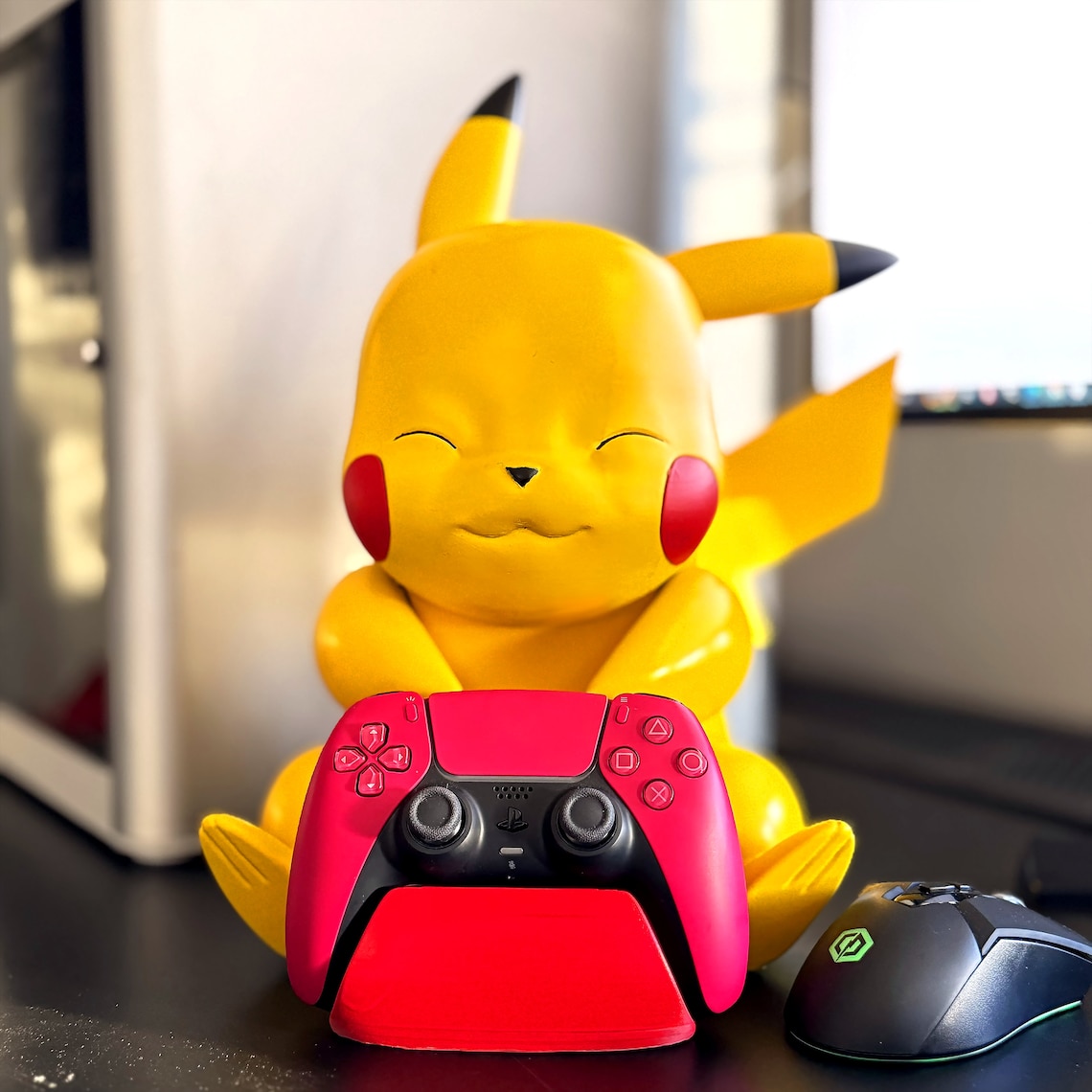 Pikachu Life Size Controller, Phone and Drink Holder Stand - Perfect ...