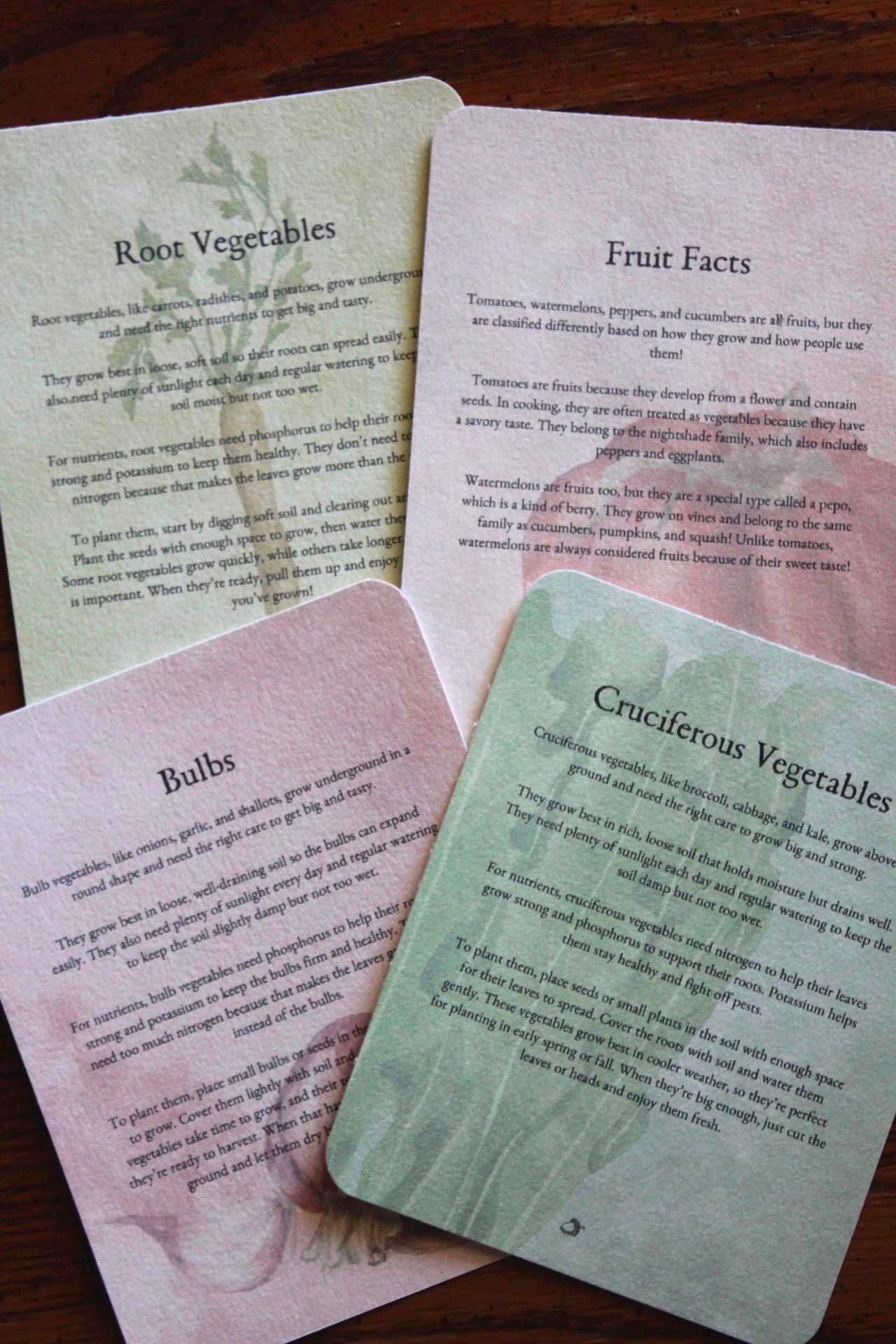 Gardening Bilingual Unit Study: Flashcards & Craft (PDF) - Etsy