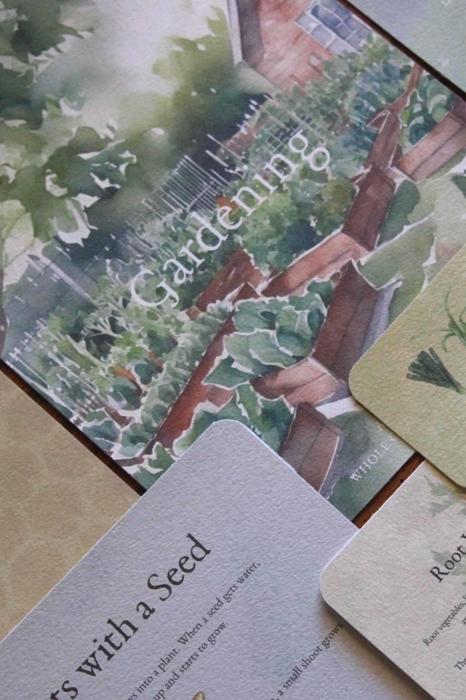 Gardening Bilingual Unit Study: Flashcards & Craft (PDF) - Etsy