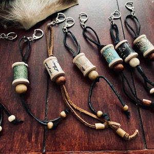 Handmade Wooden Spool Charms - Etsy