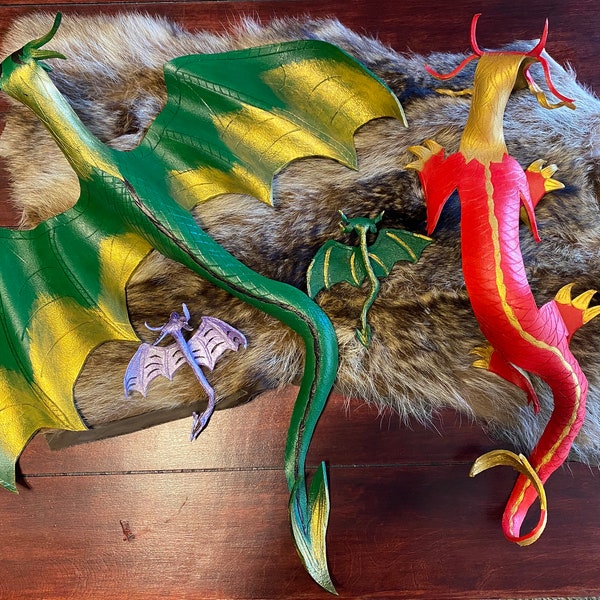 Forkscales Dragon Puppets - Etsy