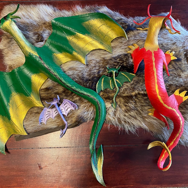 Dragon Puppets Forkscales - Etsy