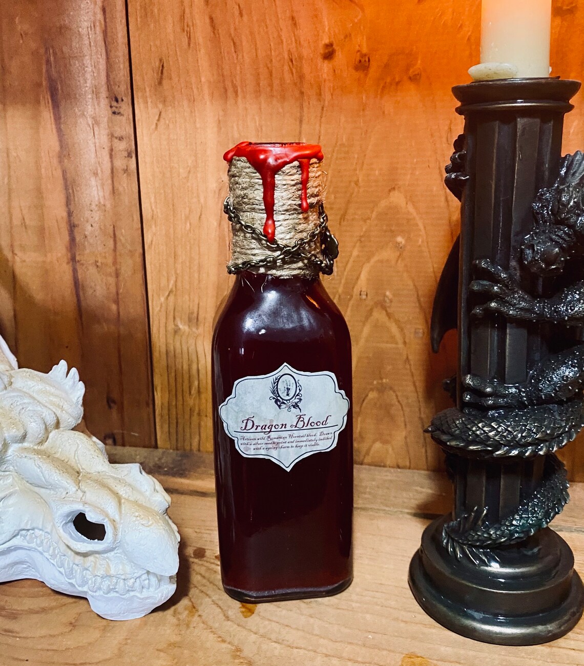Dragons Blood Glistening Potion Bottle - Etsy