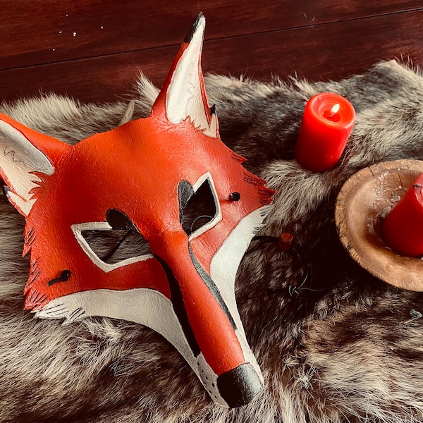 Red Fox Mask - Etsy