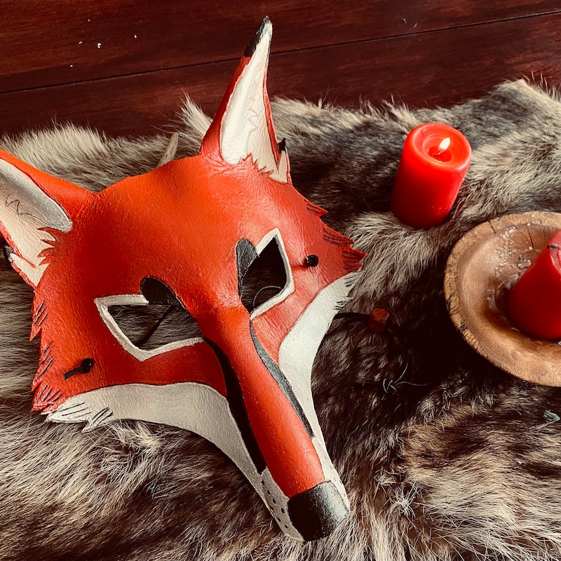 Red Fox Mask - Etsy