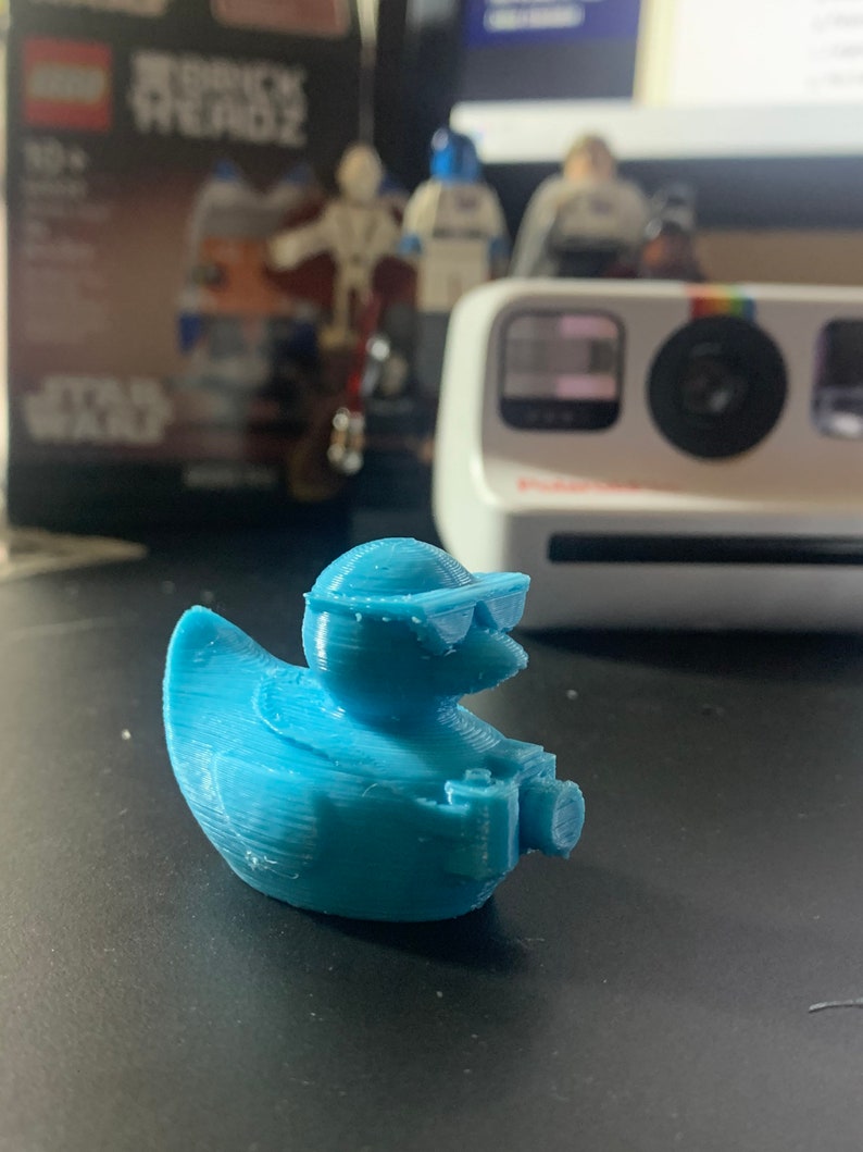 3d Print Duck Desk Toy Pencil Topper Etsy