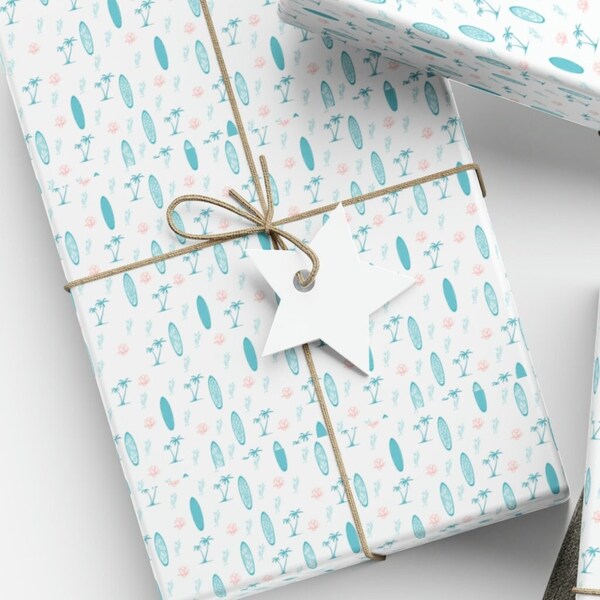 Beach Wrapping Paper - Etsy