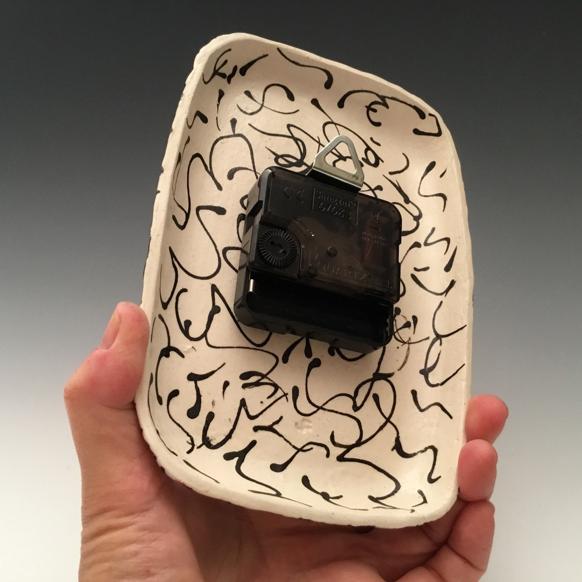 Clock, Wallclock, Mcm, Retro, Ceramic Clock, Modern Art, Home Decor ...