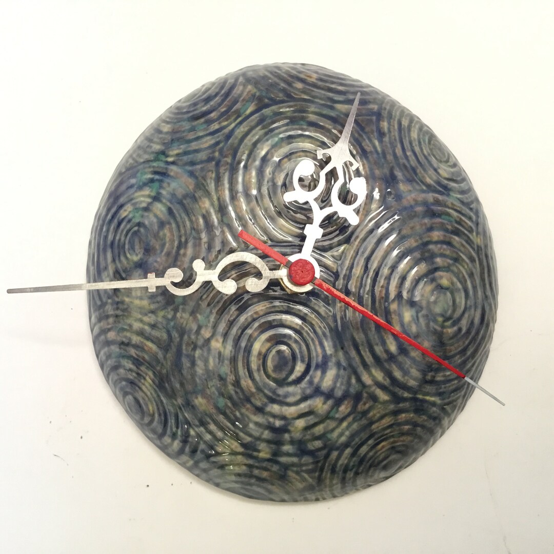Clock, Wallclock, Mcm, Retro, Ceramic Clock, Modern Art, Home Decor ...
