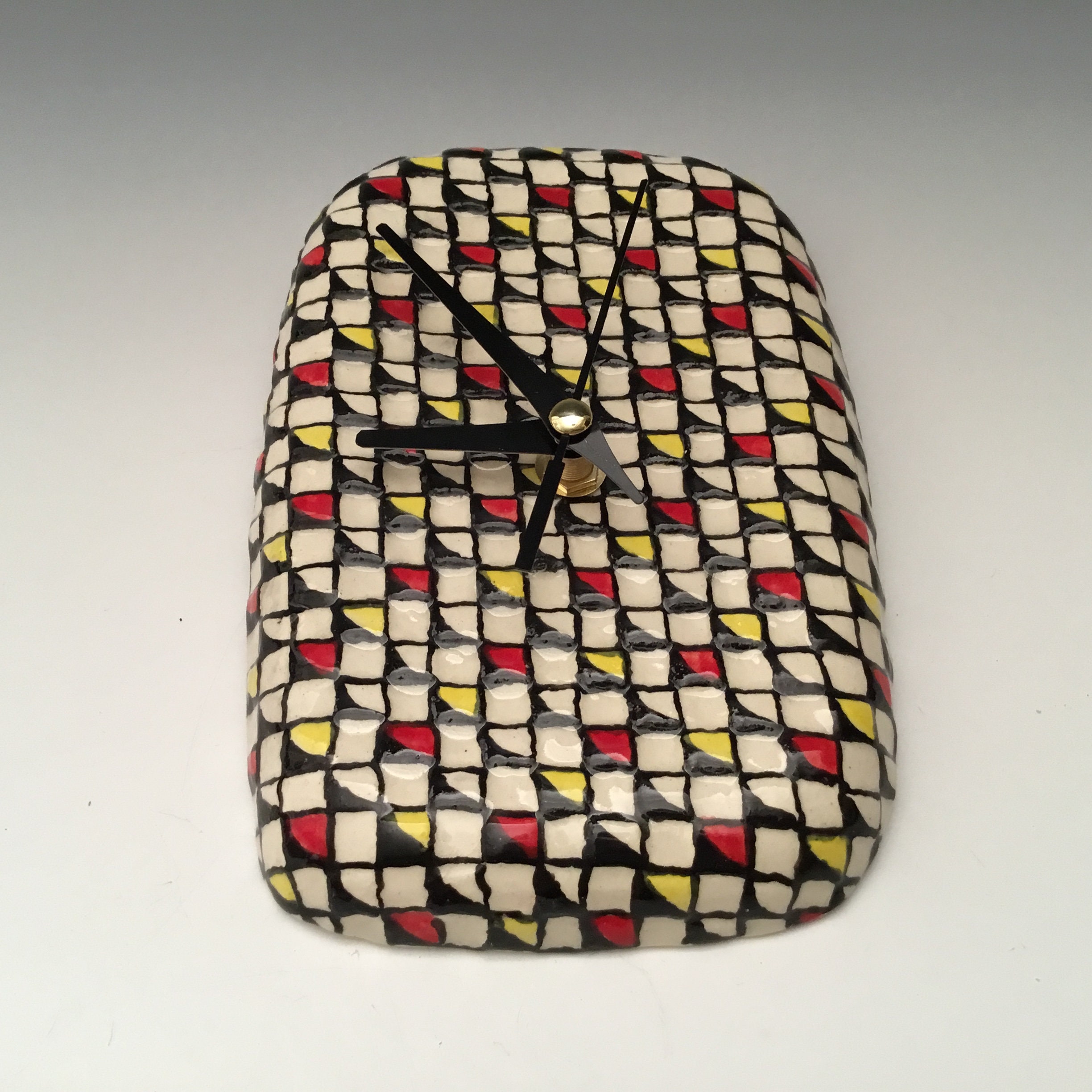 Clock, Wallclock, Mcm, Retro, Ceramic Clock, Modern Art, Home Decor ...