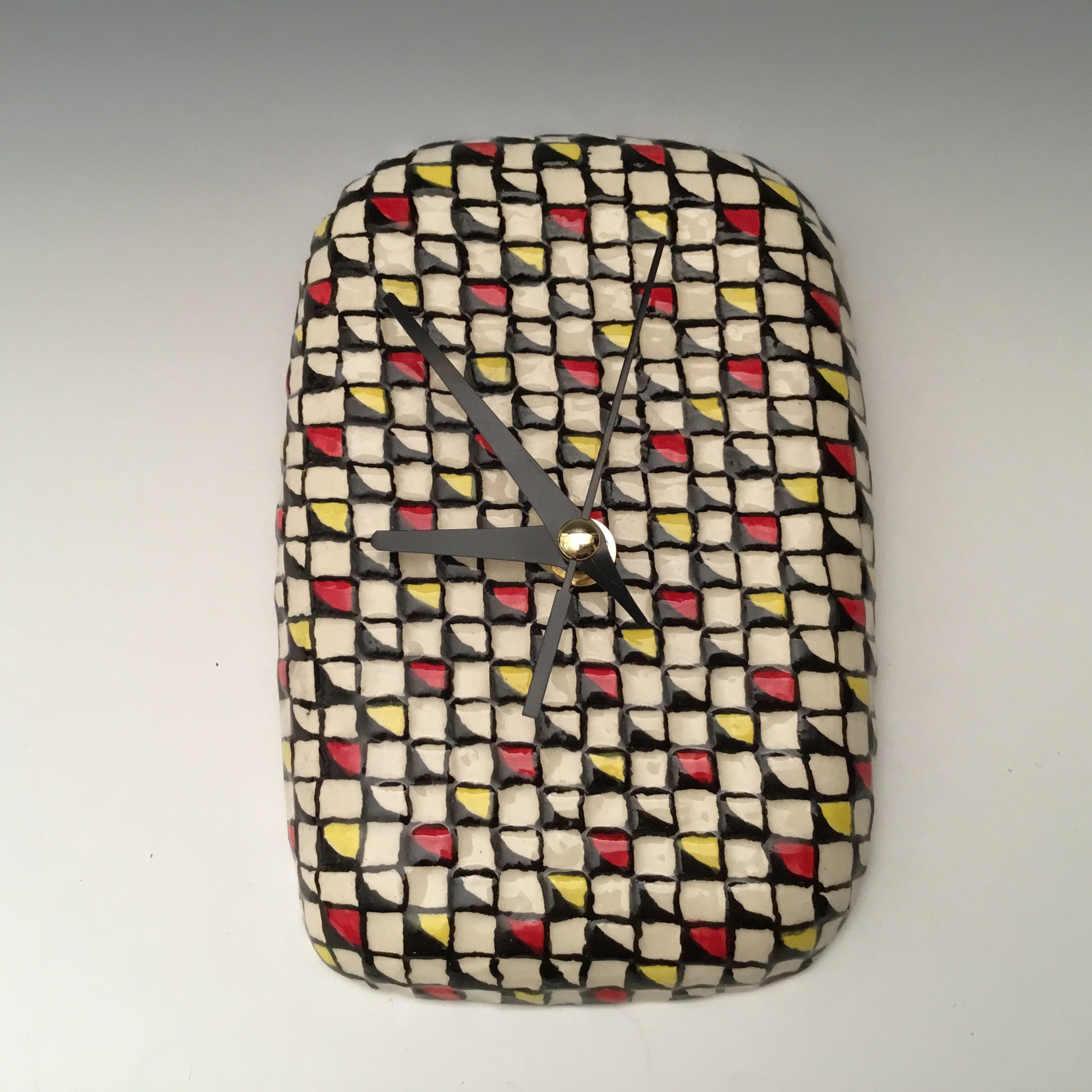 Clock, Wallclock, Mcm, Retro, Ceramic Clock, Modern Art, Home Decor ...